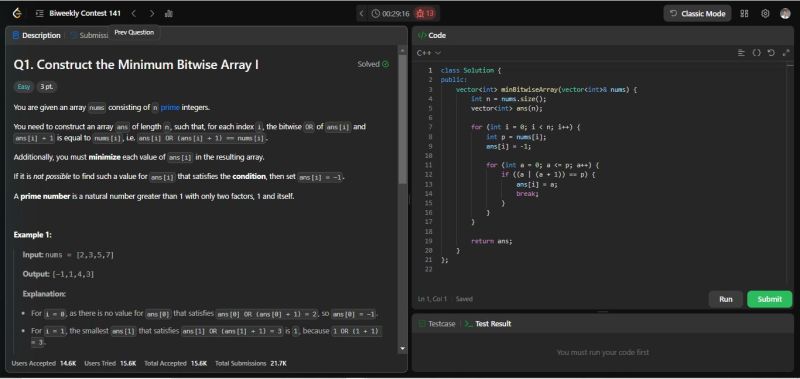 Shaik Haider on LinkedIn: #leetcode #weeklycontest #codingjourney # ... Shaik Haider on LinkedIn: #leetcode #weeklycontest #codingjourney # ...