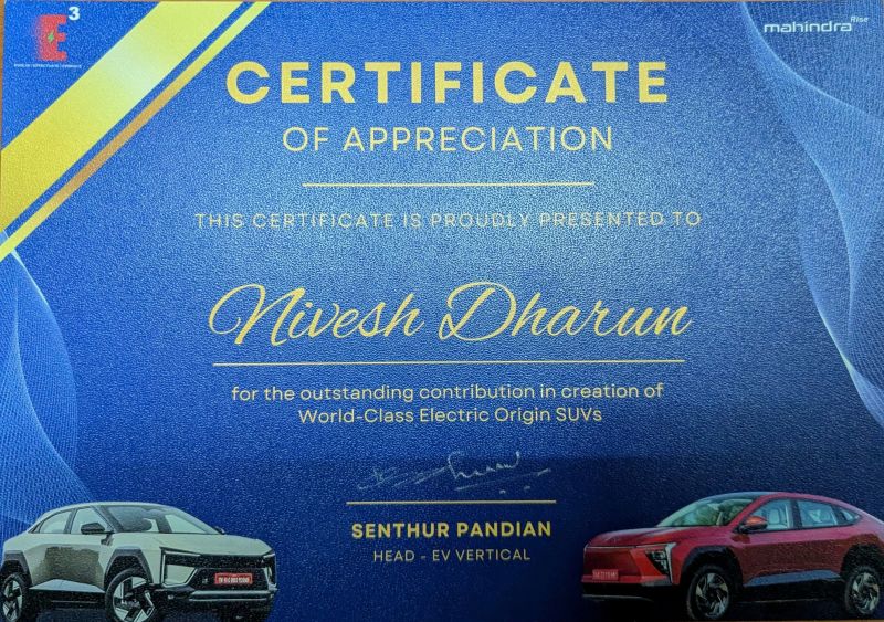 #mahindra #ev #innovation | Dharun Nivesh Periasamy | 26 comments #mahindra #ev #innovation | Dharun Nivesh Periasamy | 26 comments