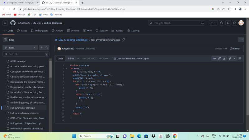 Rutuja Ghongade on LinkedIn: #day25 #codingclub #codingchallenge # ... Rutuja Ghongade on LinkedIn: #day25 #codingclub #codingchallenge # ...