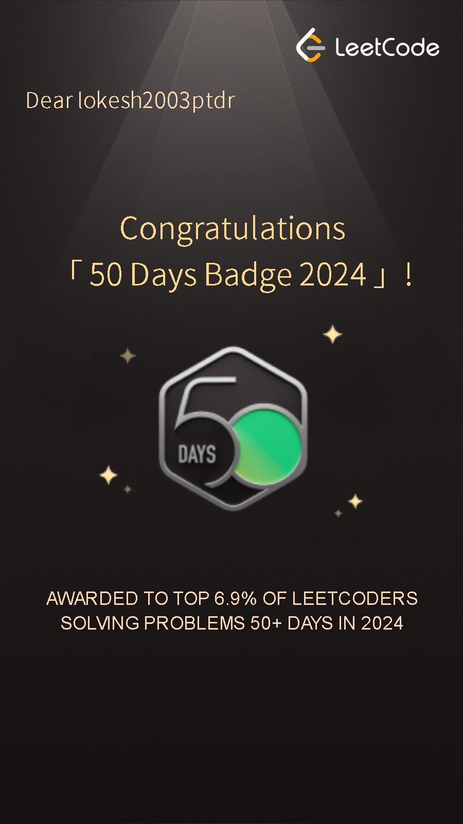 Lokesh Patidar on LinkedIn: #leetcode #badge #streak #codingchallenge # ... Lokesh Patidar on LinkedIn: #leetcode #badge #streak #codingchallenge # ...