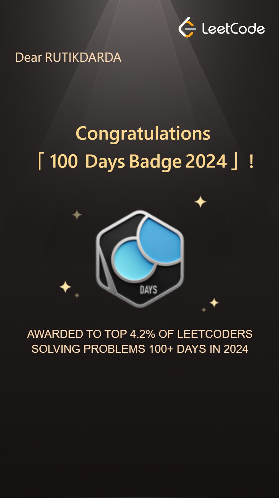Rutik Darda on LinkedIn: #leetcode #100daysofcode #codingchallenge # ... Rutik Darda on LinkedIn: #leetcode #100daysofcode #codingchallenge # ...