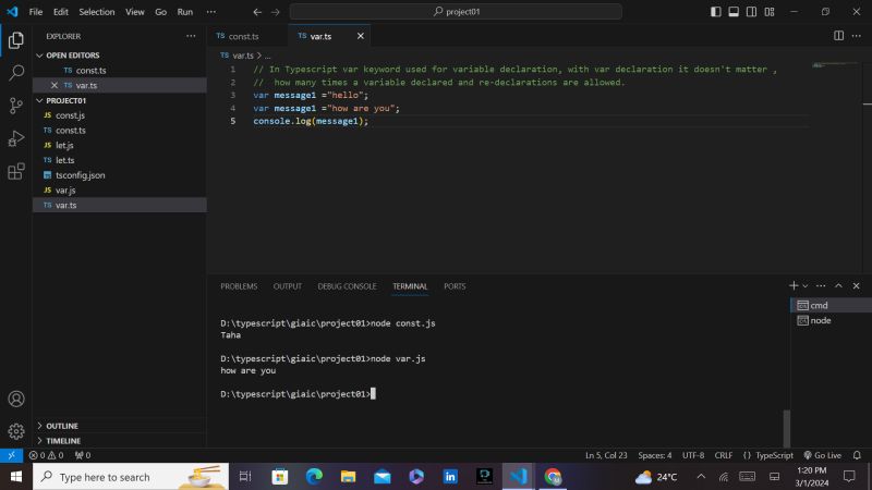 MUHAMMAD TAHA on LinkedIn: variables In TypeScript, variables are used ... MUHAMMAD TAHA on LinkedIn: variables In TypeScript, variables are used ...