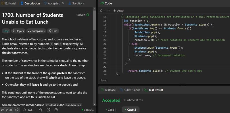 Noor -E- Hira on LinkedIn: #dsa #learningjourney #leetcode #cplusplus # ... Noor -E- Hira on LinkedIn: #dsa #learningjourney #leetcode #cplusplus # ...