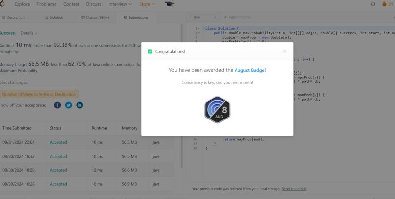 Maajid Hassan S on LinkedIn: #leetcode #codingjourney #problemsolving # ... Maajid Hassan S on LinkedIn: #leetcode #codingjourney #problemsolving # ...