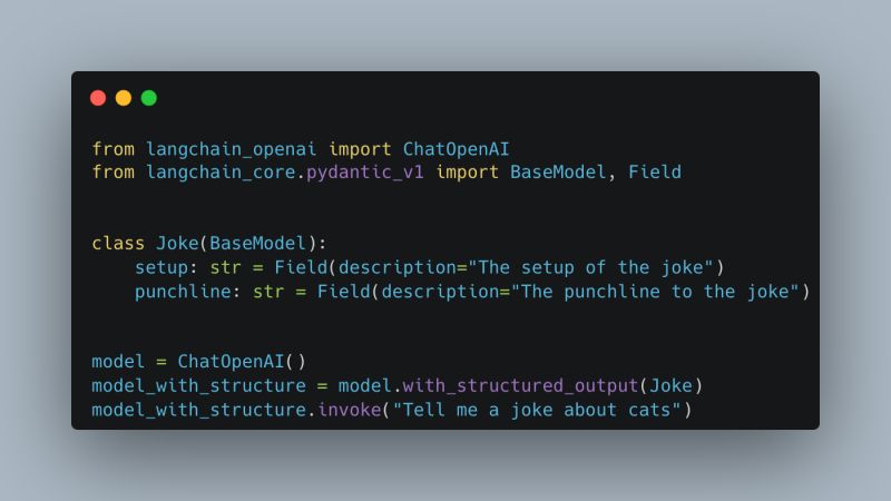 New method to get structured outputs from LLMs | LangChain posted on ... New method to get structured outputs from LLMs | LangChain posted on ...
