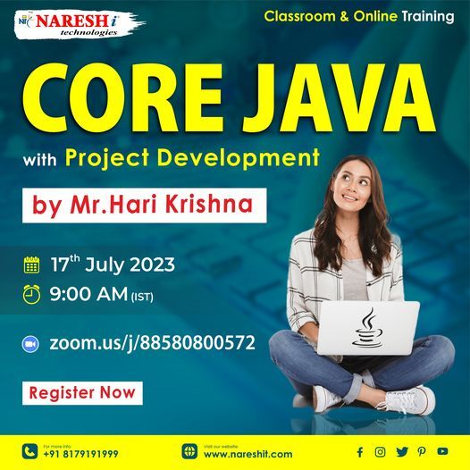 Naresh i Technologies on LinkedIn: #fullstackjava #corejava #java # ... Naresh i Technologies on LinkedIn: #fullstackjava #corejava #java # ...