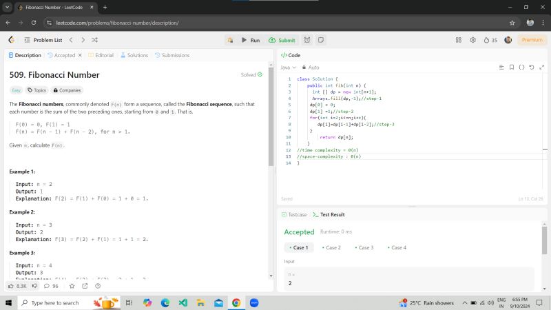 Krishna Pratap Singh on LinkedIn: #dsawithjava #leetcode509 # ... Krishna Pratap Singh on LinkedIn: #dsawithjava #leetcode509 # ...