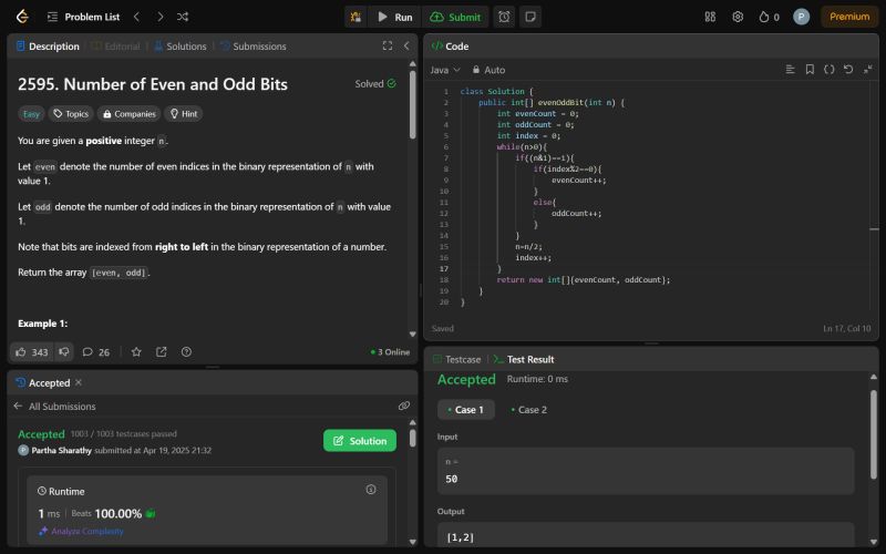 #leetcode #problemsolving #codingchallenge #day84 #bitmanipulation ... #leetcode #problemsolving #codingchallenge #day84 #bitmanipulation ...