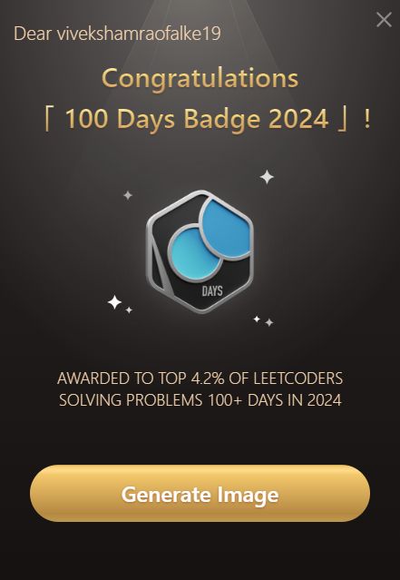 Vivek Falke on LinkedIn: #leetcode #learning #100daysofcode # ... Vivek Falke on LinkedIn: #leetcode #learning #100daysofcode # ...