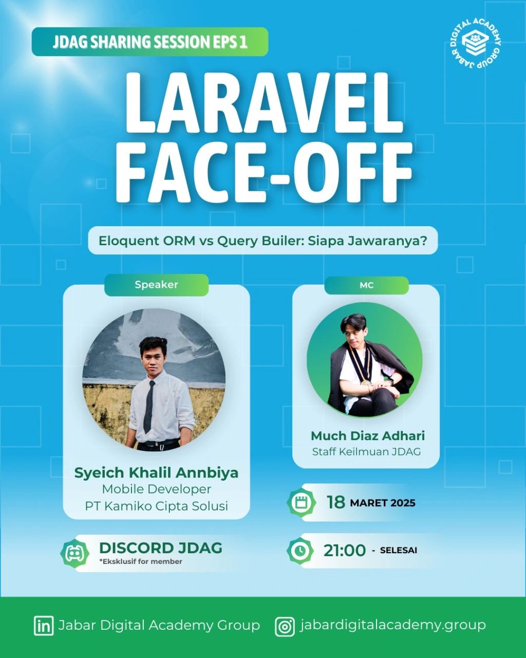 π₯ Laravel Face-off: Eloquent ORM vs Query Builder π₯ Laravel adalah ... π₯ Laravel Face-off: Eloquent ORM vs Query Builder π₯ Laravel adalah ...