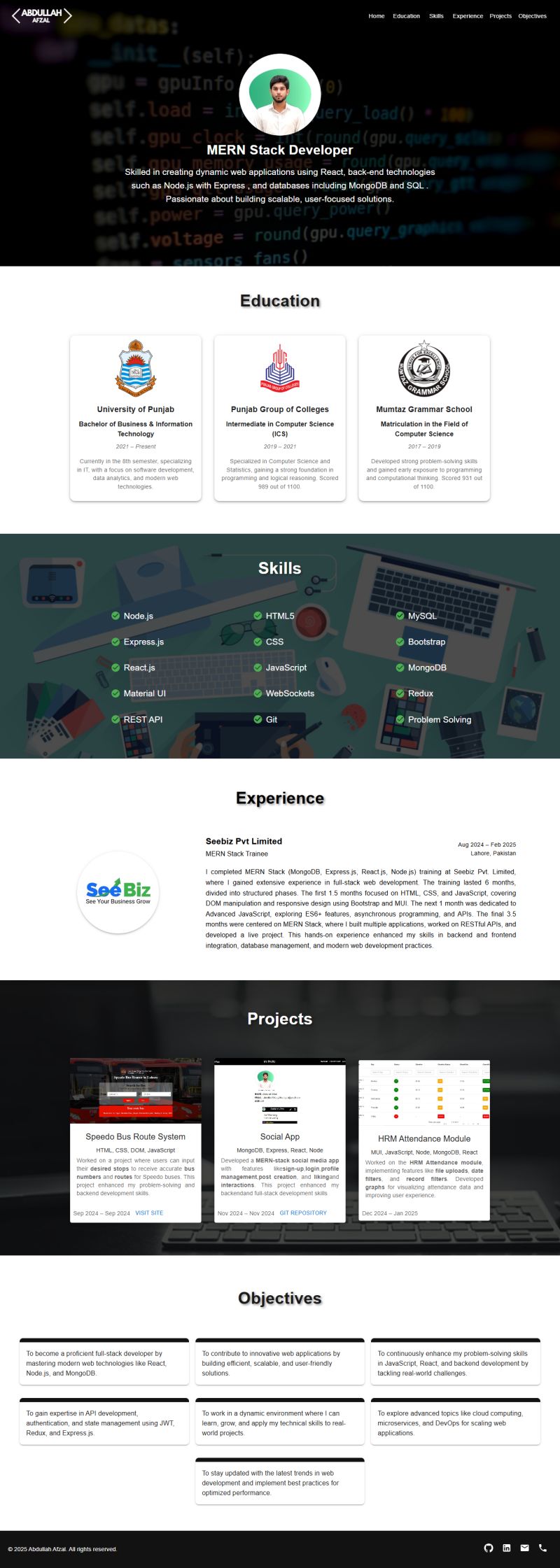 #reactjs #materialui #webdevelopment #portfolio #frontend | Abdullah Afzal #reactjs #materialui #webdevelopment #portfolio #frontend | Abdullah Afzal