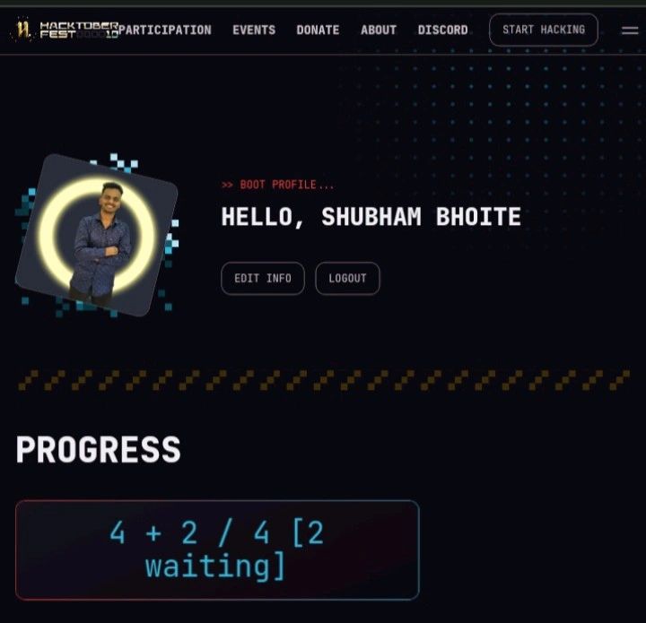 Shubham Bhoite on LinkedIn: #hacktoberfest2023 #opensource # ... Shubham Bhoite on LinkedIn: #hacktoberfest2023 #opensource # ...