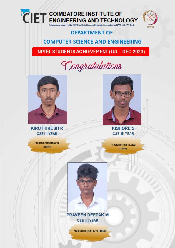 𝐆𝐫𝐞𝐞𝐭𝐢𝐧𝐠𝐬 𝐟𝐫𝐨𝐦 𝐂𝐈𝐄𝐓!!! 𝑪𝒐𝒏𝒈𝒓𝒂𝒕𝒖𝒍𝒂𝒕𝒊𝒐𝒏𝒔… | Coimbatore Institute of ... 𝐆𝐫𝐞𝐞𝐭𝐢𝐧𝐠𝐬 𝐟𝐫𝐨𝐦 𝐂𝐈𝐄𝐓!!! 𝑪𝒐𝒏𝒈𝒓𝒂𝒕𝒖𝒍𝒂𝒕𝒊𝒐𝒏𝒔… | Coimbatore Institute of ...