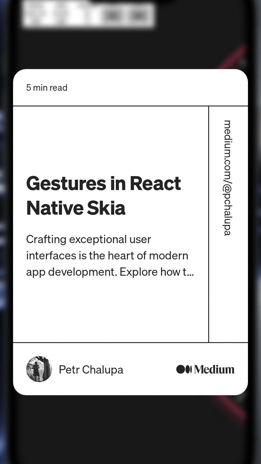 Akshay K on LinkedIn: #gestures #skia #reactnative #animation Akshay K on LinkedIn: #gestures #skia #reactnative #animation