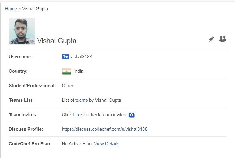 Vishal Gupta on LinkedIn: #codechef #3starcoder #codingjourney # ... Vishal Gupta on LinkedIn: #codechef #3starcoder #codingjourney # ...