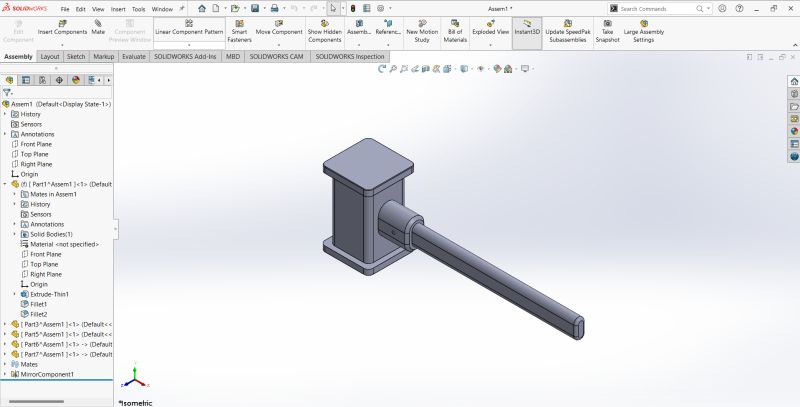Vinay Sarat Chandra Battula on LinkedIn: Hammer Assembly in #solidworks Vinay Sarat Chandra Battula on LinkedIn: Hammer Assembly in #solidworks