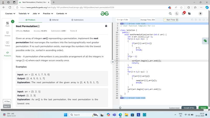 Deepthi Duddupudi on LinkedIn: #gfg160 #geekstreak2024 #day3 # ... Deepthi Duddupudi on LinkedIn: #gfg160 #geekstreak2024 #day3 # ...