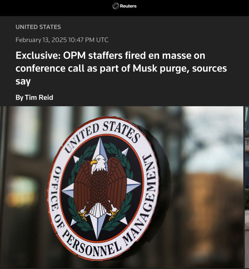 Mass Firing at OPM as Musk’s Purge Accelerates, Sources Say The Office ... Mass Firing at OPM as Musk’s Purge Accelerates, Sources Say The Office ...