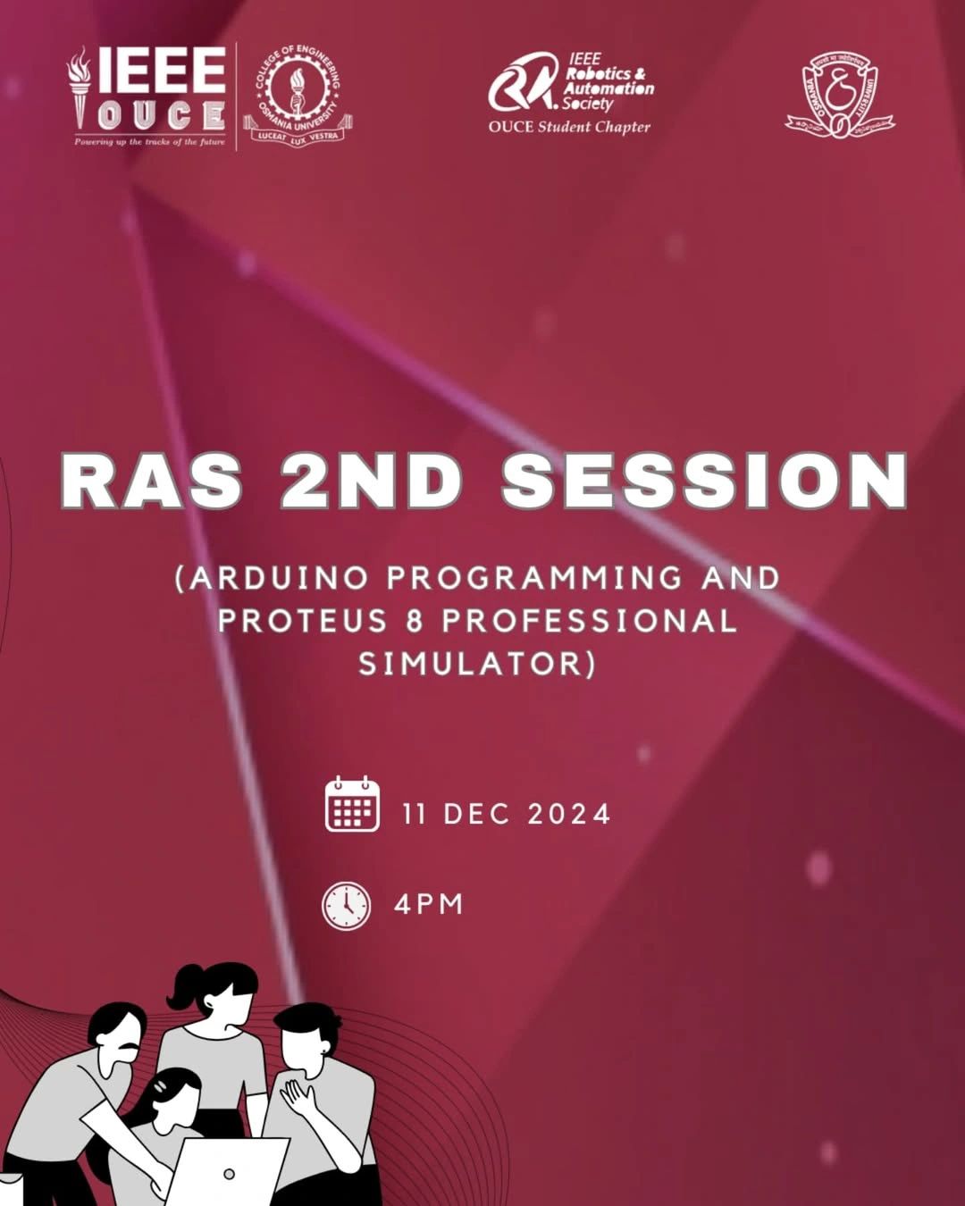 🛠️ Mastering Arduino & Proteus: RAS Advanced Session | IEEE SB OUCE 🛠️ Mastering Arduino & Proteus: RAS Advanced Session | IEEE SB OUCE