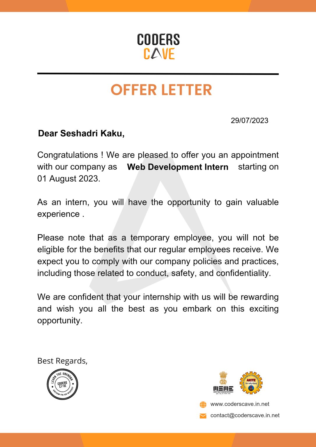Seshadri Kaku on LinkedIn: #thanksforyoursupport #coderscave # ... Seshadri Kaku on LinkedIn: #thanksforyoursupport #coderscave # ...