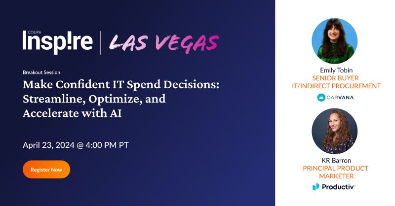 Productiv on LinkedIn: Archived Event - Coupa Inspire Americas 2024 Productiv on LinkedIn: Archived Event - Coupa Inspire Americas 2024