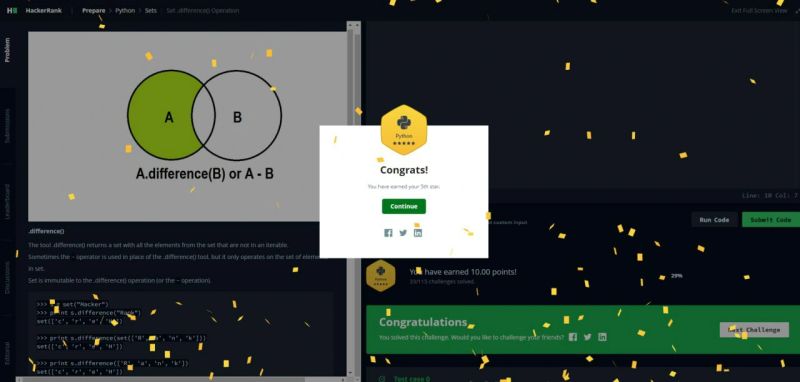 #python #hackerrank #codingjourney #achievementunlocked | Somnath Sengupta #python #hackerrank #codingjourney #achievementunlocked | Somnath Sengupta