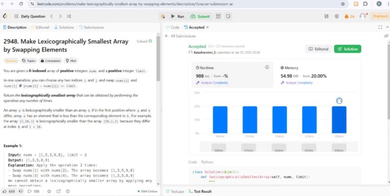 Baladharshini S on LinkedIn: #leetcode #codingchallenge #python # ... Baladharshini S on LinkedIn: #leetcode #codingchallenge #python # ...