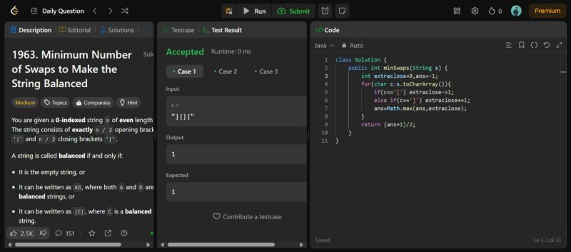 Sivashankar S on LinkedIn: #leetcode #codingchallenge #problemsolving # ... Sivashankar S on LinkedIn: #leetcode #codingchallenge #problemsolving # ...