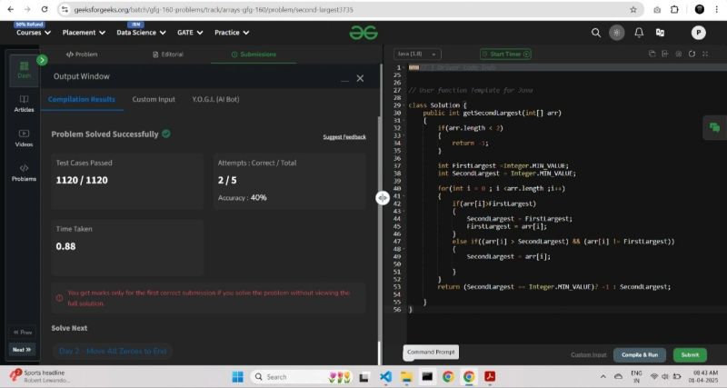 #geekstreak2025 #gfg160 #dsa #codingchallenge #geeksforgeeks ... #geekstreak2025 #gfg160 #dsa #codingchallenge #geeksforgeeks ...