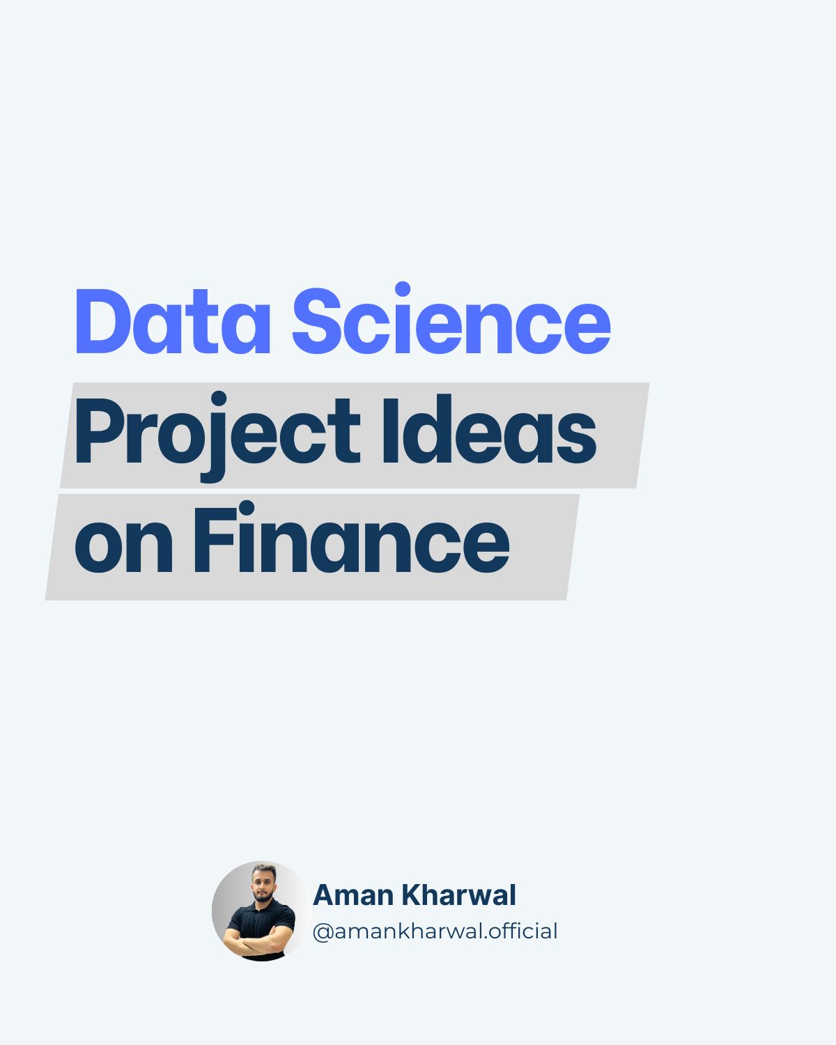 Aman Kharwal on LinkedIn: #datascience #finance Aman Kharwal on LinkedIn: #datascience #finance
