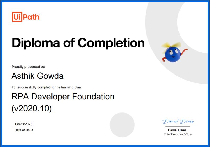 Asthik B Gowda on LinkedIn: Happy to share that I have completed Asthik B Gowda on LinkedIn: Happy to share that I have completed