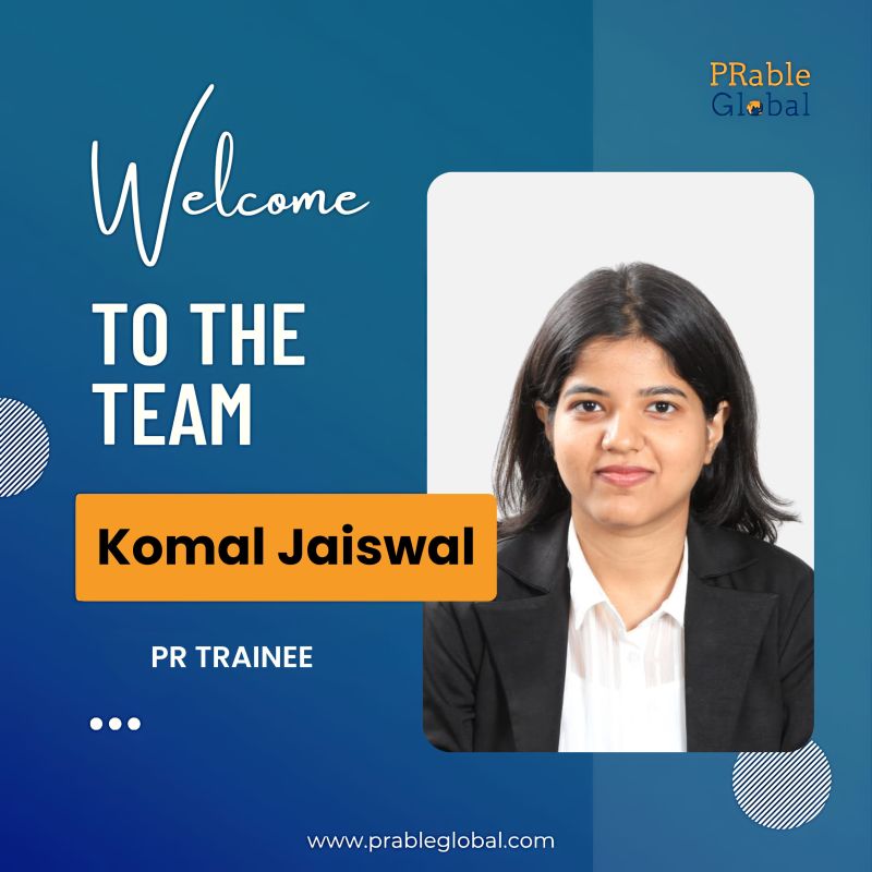 PRable Global on LinkedIn: Welcome to the team Komal! PRable Global on LinkedIn: Welcome to the team Komal!