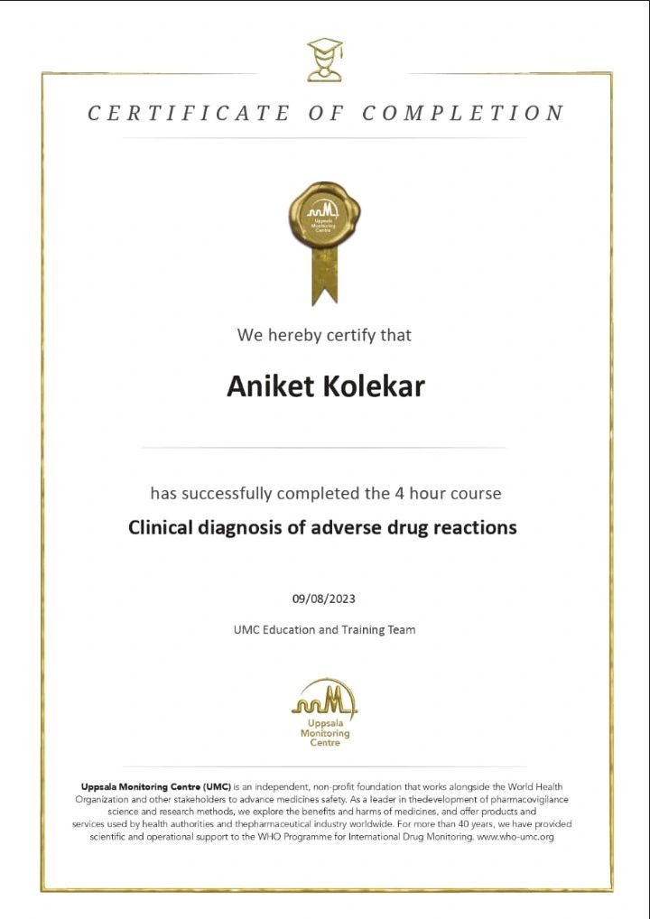Aniket Kolekar on LinkedIn: #pharmdstudent #pharmacist # ... Aniket Kolekar on LinkedIn: #pharmdstudent #pharmacist # ...