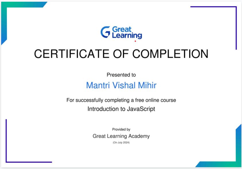 Vishal Mihir Mantri on LinkedIn: #greatlearningacademy #greatlearning # ... Vishal Mihir Mantri on LinkedIn: #greatlearningacademy #greatlearning # ...