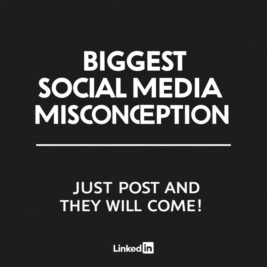 Ankit Kumar on LinkedIn: 🚨 BIGGEST SOCIAL MEDIA MISCONCEPTION: Ankit Kumar on LinkedIn: 🚨 BIGGEST SOCIAL MEDIA MISCONCEPTION: