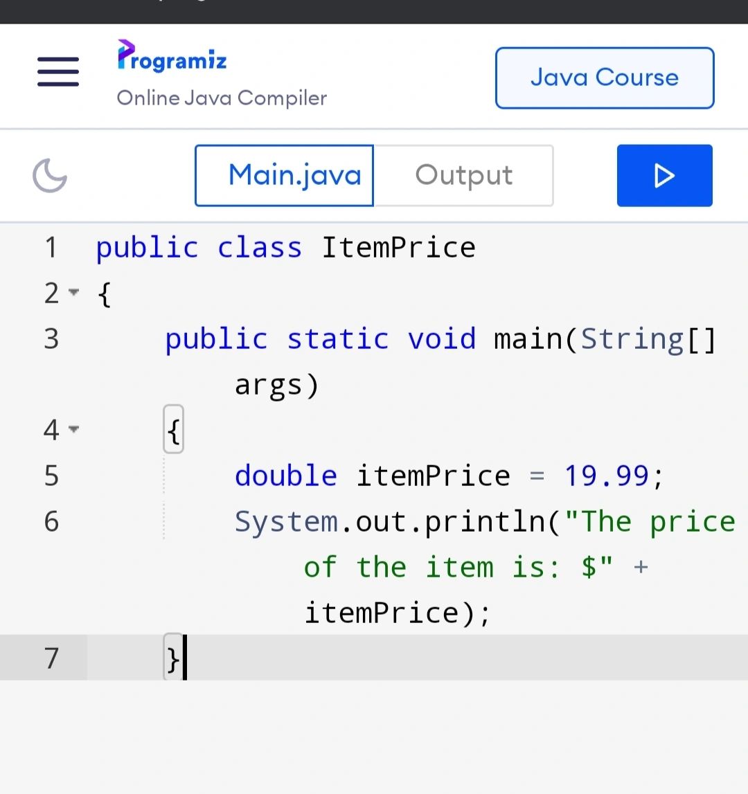 Kanishka Matheswaran on LinkedIn: #java #codingchallenge Kanishka Matheswaran on LinkedIn: #java #codingchallenge