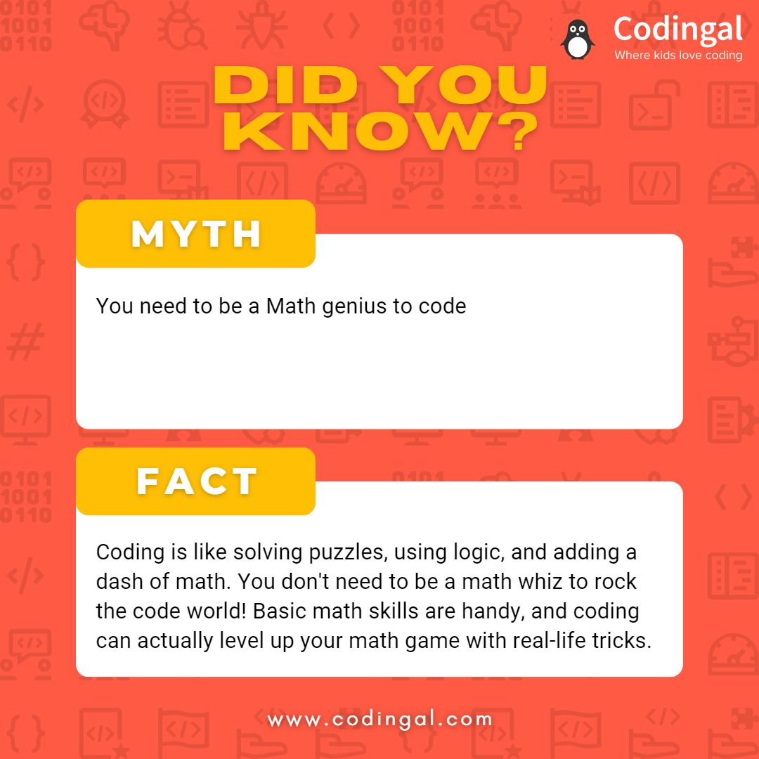 #coding #mythbusters #codinglife #codingchallenge | Codingal #coding #mythbusters #codinglife #codingchallenge | Codingal