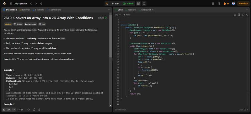 How to convert an integer array into a 2D array | DHILIPKUMAR M posted ... How to convert an integer array into a 2D array | DHILIPKUMAR M posted ...