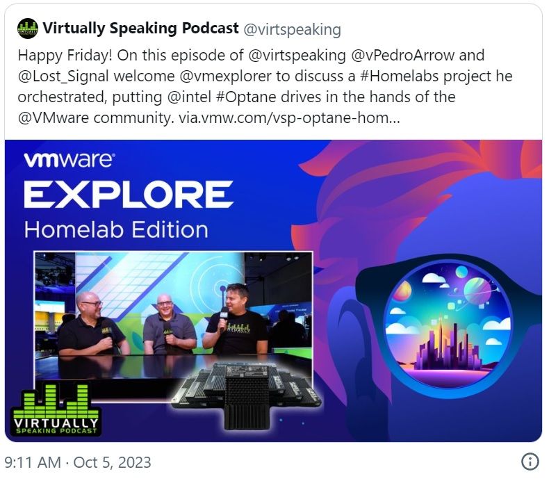 #vexpert #vmug #vmware #intel #optane | Matt Mancini #vexpert #vmug #vmware #intel #optane | Matt Mancini