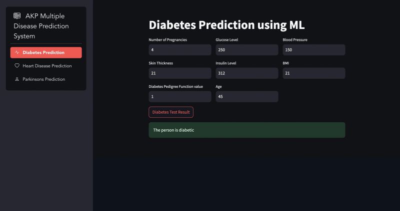🔥 Excited to share my first machine learning project – Multi-Disease ... 🔥 Excited to share my first machine learning project – Multi-Disease ...