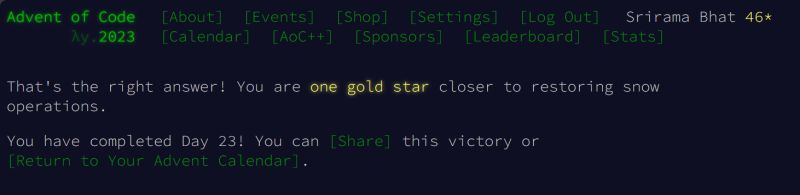 Srirama Bhat on LinkedIn: #adventofcode #scalerdiscord Srirama Bhat on LinkedIn: #adventofcode #scalerdiscord
