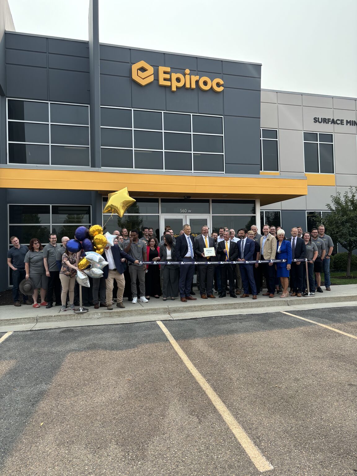 Drew Larsen on LinkedIn: Official ribbon cutting for Epiroc Suface ... Drew Larsen on LinkedIn: Official ribbon cutting for Epiroc Suface ...