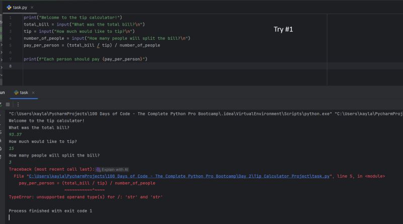 Kayla Orozco on LinkedIn: #100daysofpythonchallenge #python #coding # ... Kayla Orozco on LinkedIn: #100daysofpythonchallenge #python #coding # ...
