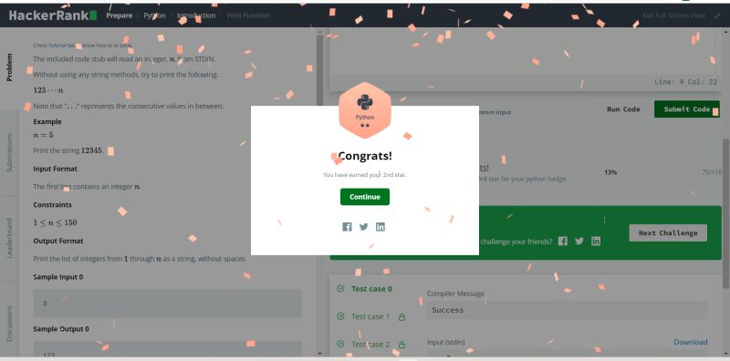Layiq M on LinkedIn: #python #hackerrank #pythonprogramming # ... Layiq M on LinkedIn: #python #hackerrank #pythonprogramming # ...