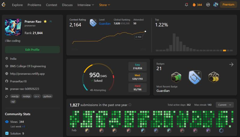 Pranav Rao on LinkedIn: #leetcode #competitiveprogramming # ... Pranav Rao on LinkedIn: #leetcode #competitiveprogramming # ...