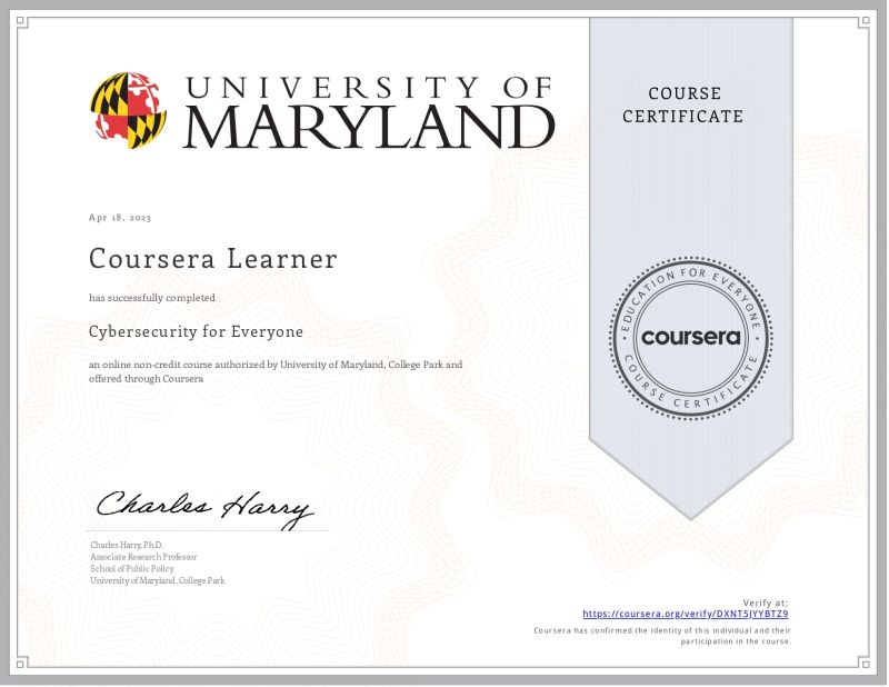 I'm happy to share that I've successfully completed Coursera course on ... I'm happy to share that I've successfully completed Coursera course on ...