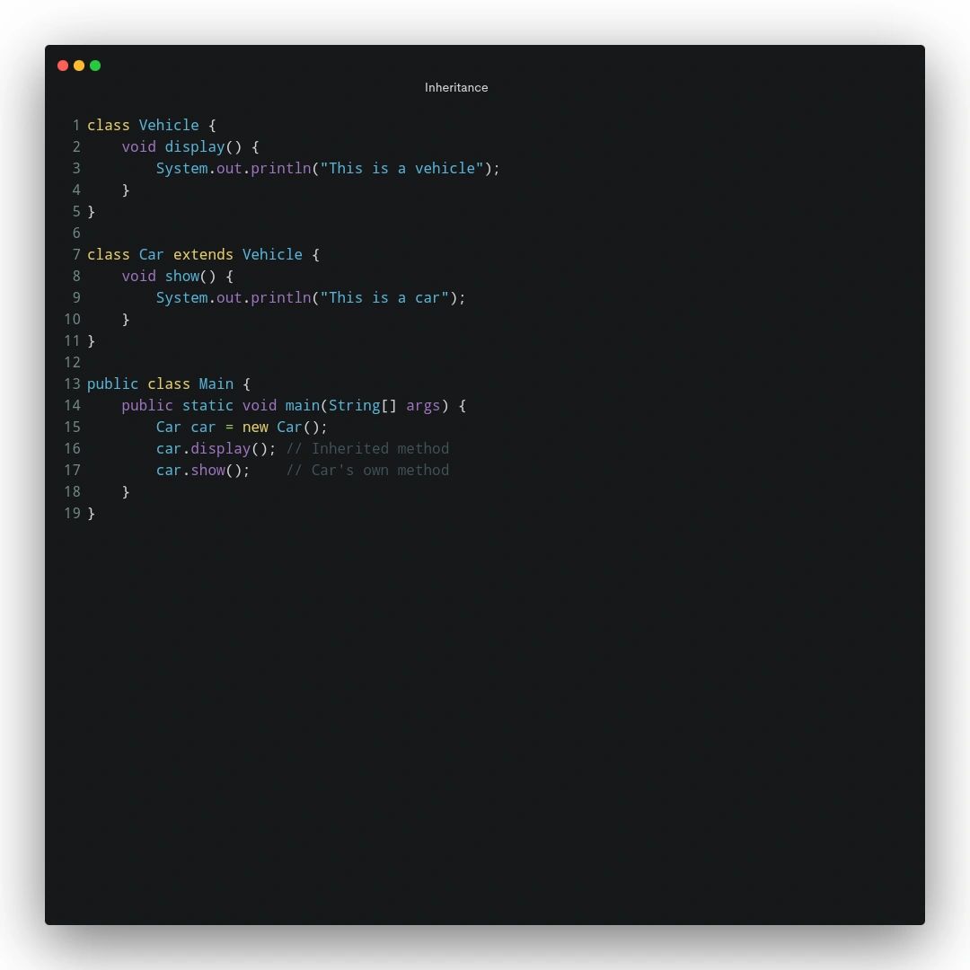 #java #inheritance #oop #learnjava #javaprogramming # ... #java #inheritance #oop #learnjava #javaprogramming # ...