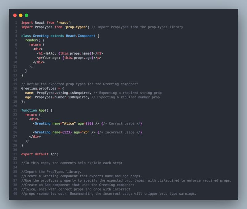 Moses Agbe on LinkedIn: Day 7 📚 Just learned about PropTypes in React ... Moses Agbe on LinkedIn: Day 7 📚 Just learned about PropTypes in React ...