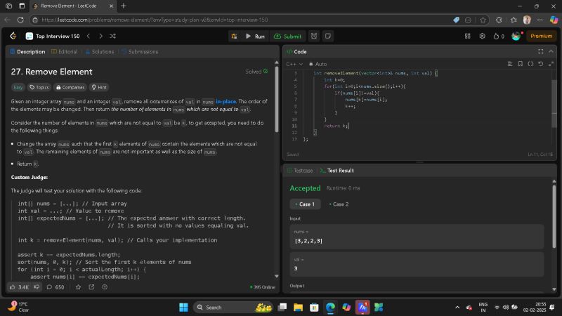 Prashant mahor on LinkedIn: #100daysofcode #cplusplus #leetcode # ... Prashant mahor on LinkedIn: #100daysofcode #cplusplus #leetcode # ...