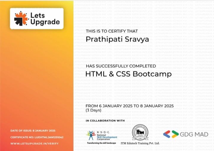 #webdevelopment #html #css #frontenddevelopment #letsupgrade… | Sravya ... #webdevelopment #html #css #frontenddevelopment #letsupgrade… | Sravya ...